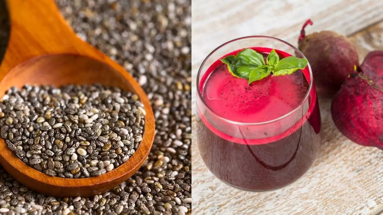 7 benefits of drinking beetroot and chia seeds water every morning