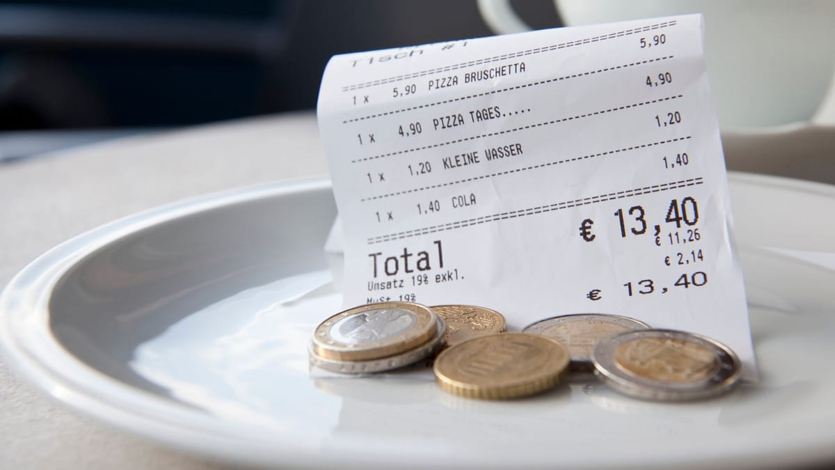 Trinkgeld Dnemark Restaurant