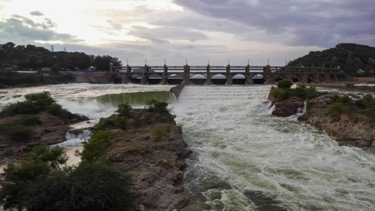Mettur Dam Reaches Full Capacity For Third Time In 2025, 31,000 Cusecs ...