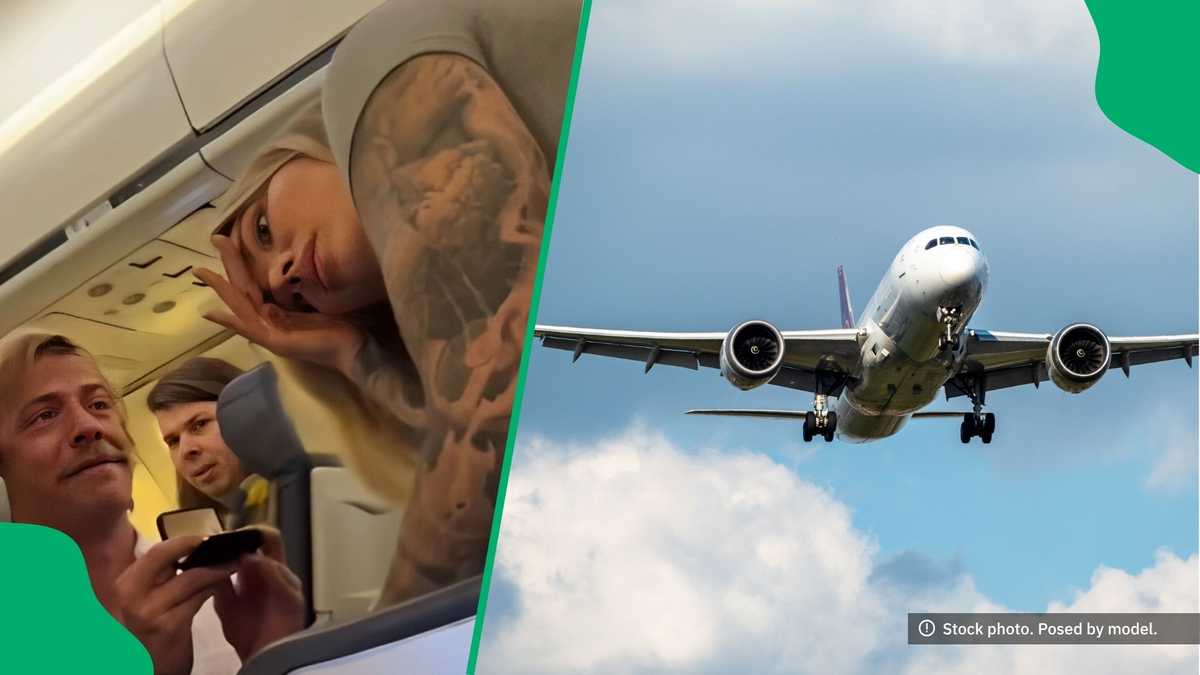 Couple causes ruckus on flight. TikTok video of loud spectacle leaves ...