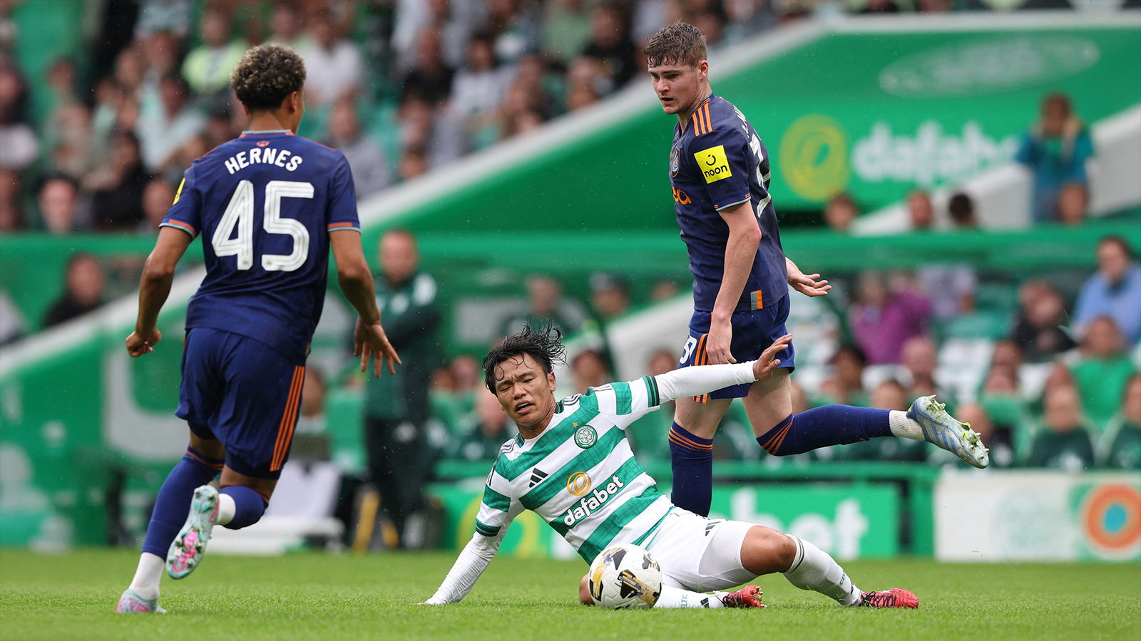 I did flag this up on Friday about Newcastle United losing to Celtic ...