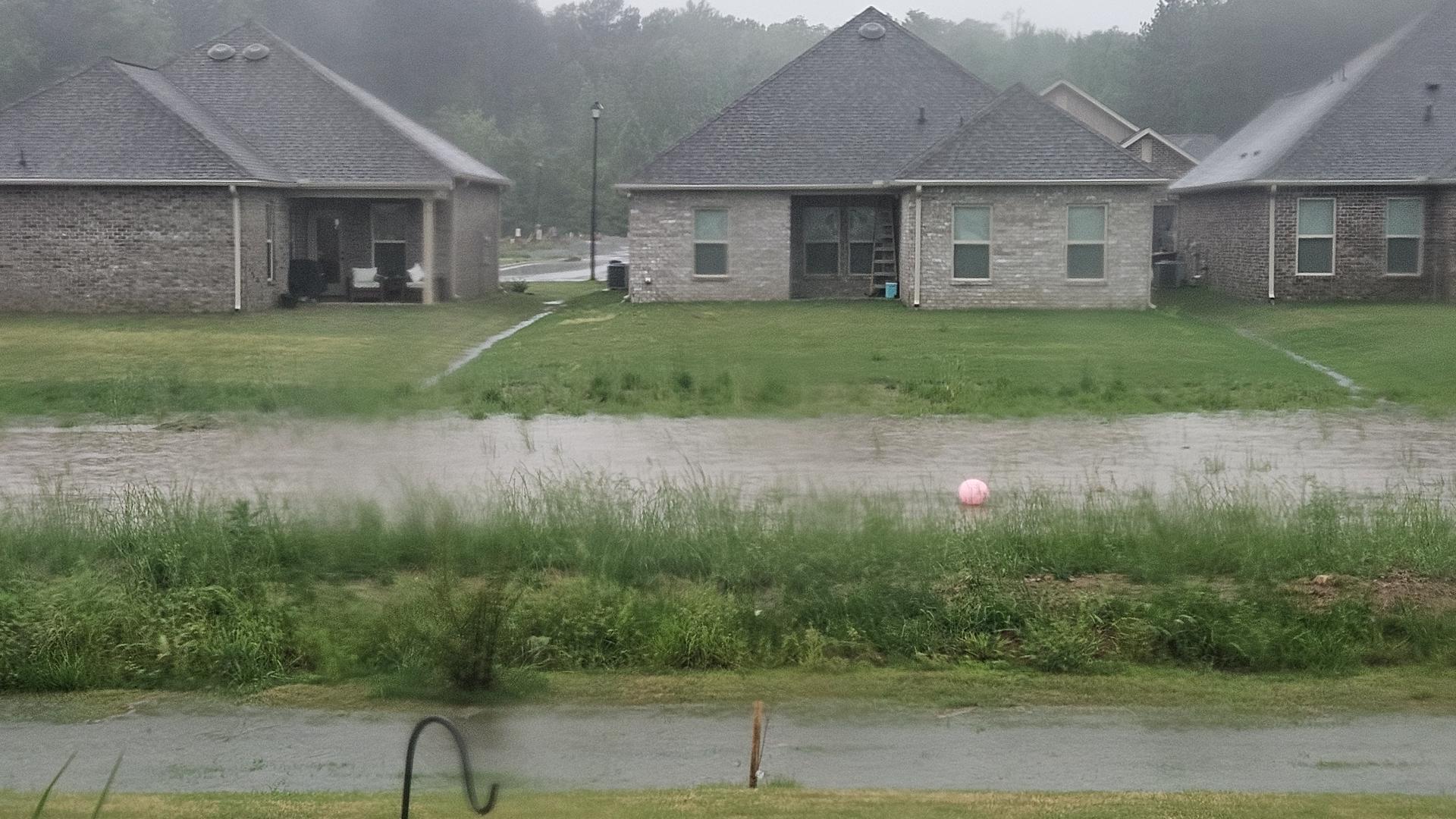 Resident battles backyard flooding amid drainage woes in Limestone ...