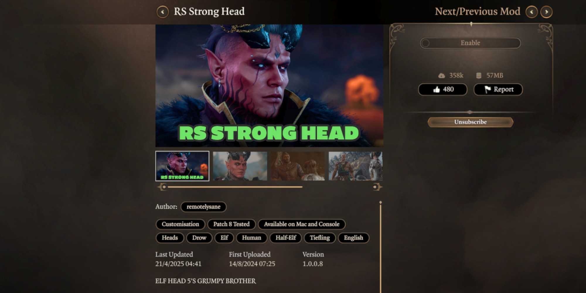 Baldur’s Gate 3: 10 Best Cosmetic Mods For Body Types 2, 3 & 4