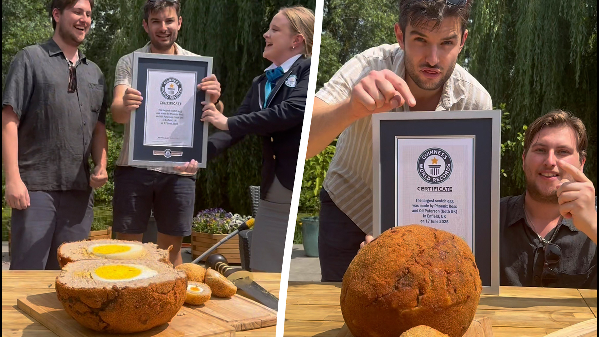 Social media chefs create world's largest scotch egg - heavier than a ...