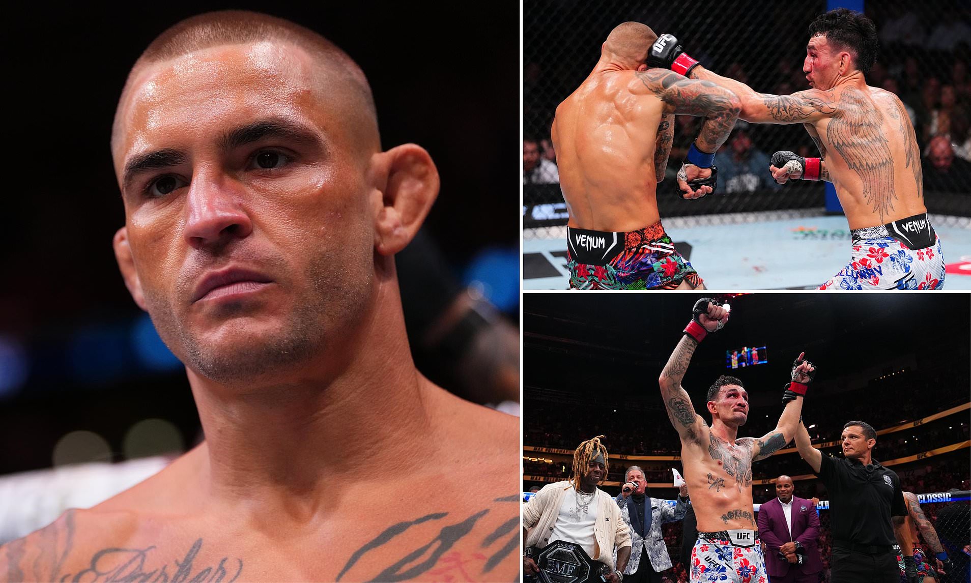 UFC legend Dustin Poirier's farewell fight is ruined as he suffers ...