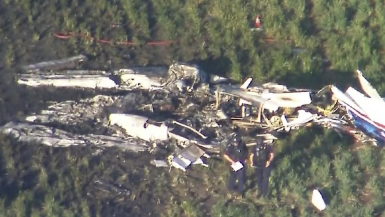 ‘Fireball’: Two killed in horror plane crash