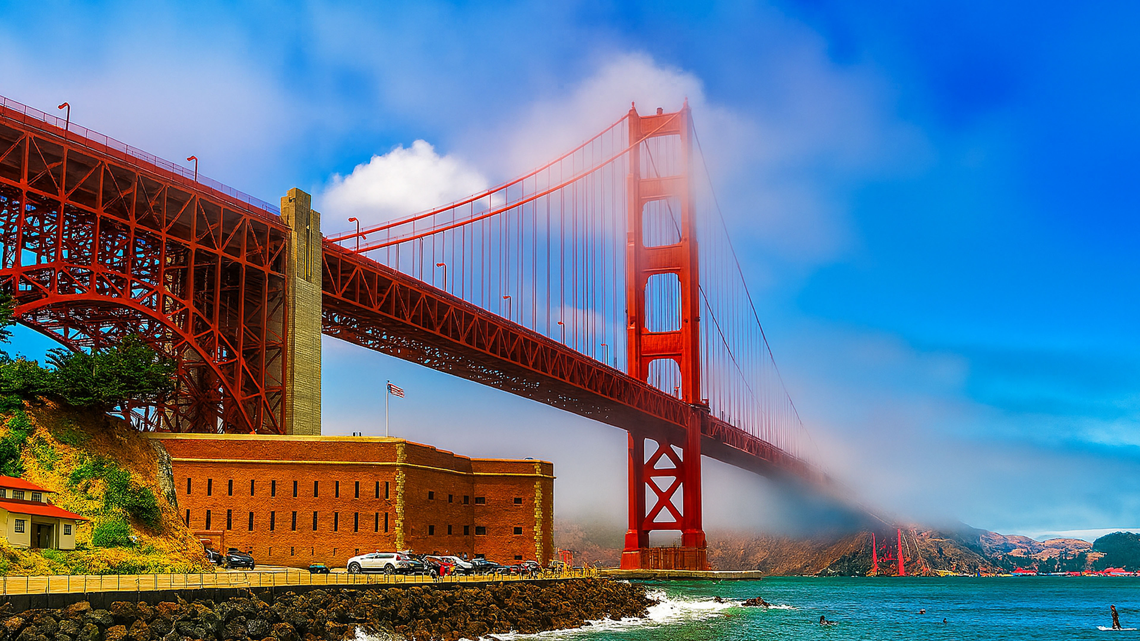 Golden Gate Bridge | Spaziergang in San Francisco (4K)