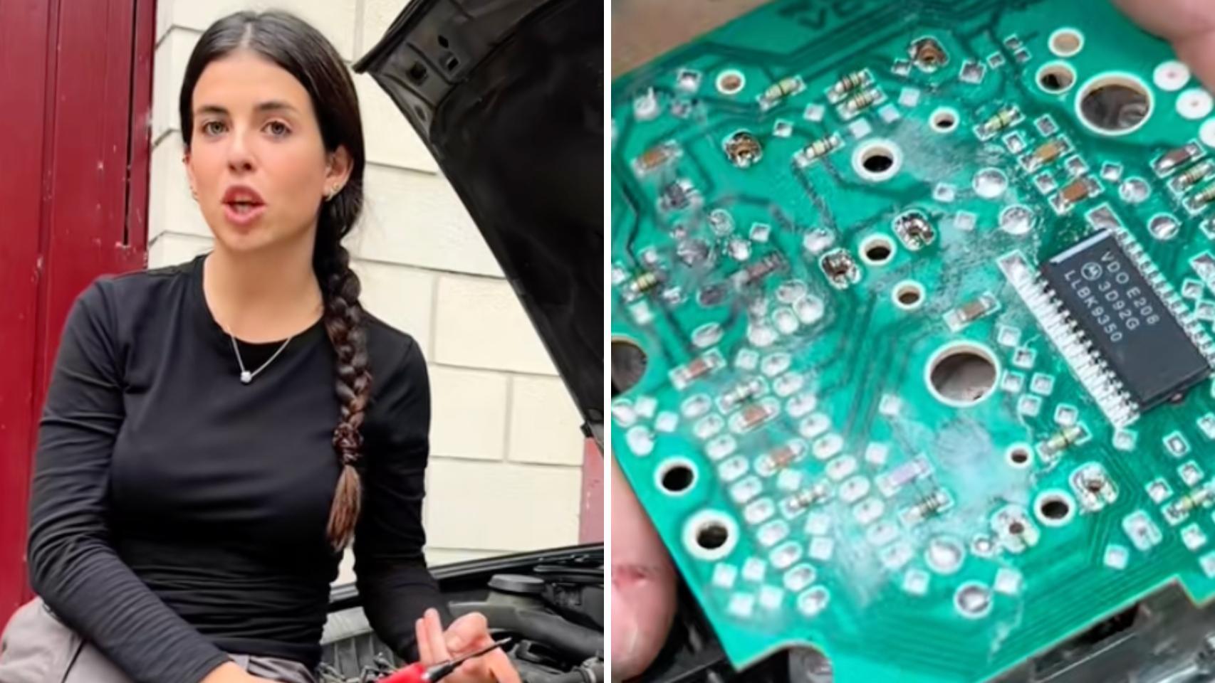 Irati Etxandi, mecánica, te explica cómo cambiar el cuadro de ...