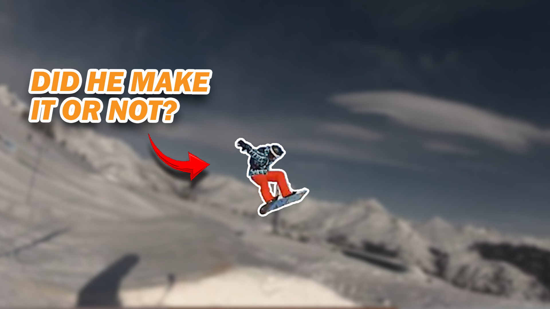 Snowboard Trick in Action – Pass or Fail?