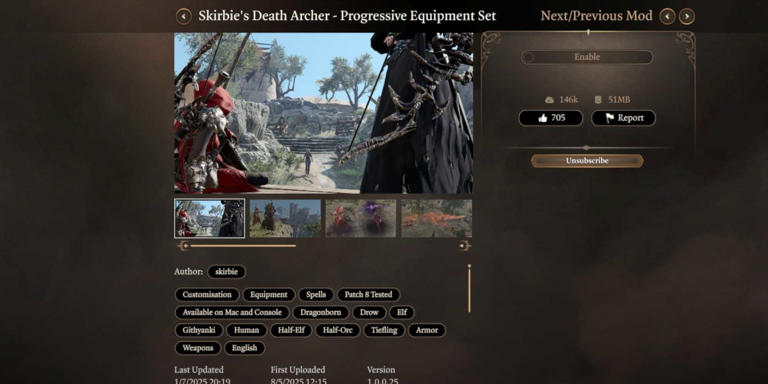 Baldur’s Gate 3: 10 Best Cosmetic Mods For Body Types 2, 3 & 4