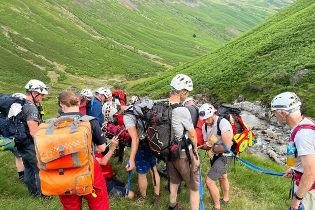 'Seriously injured' person rescued in Cumbrian valley