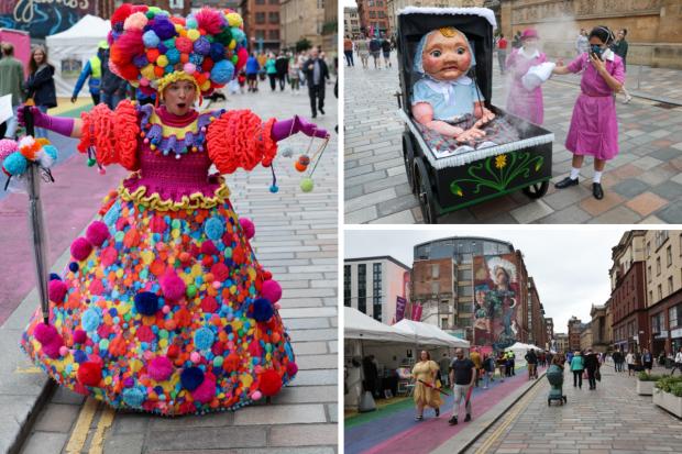 Check out these six amazing snaps as street performers take to Glasgow ...