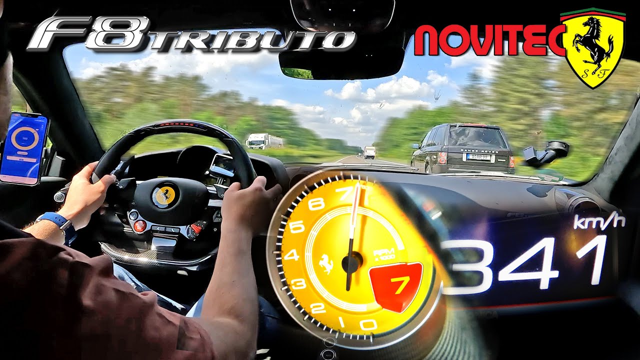 Ferrari F8 Novitec – Autobahn Review met Topsnelheid en Bruut Geluid