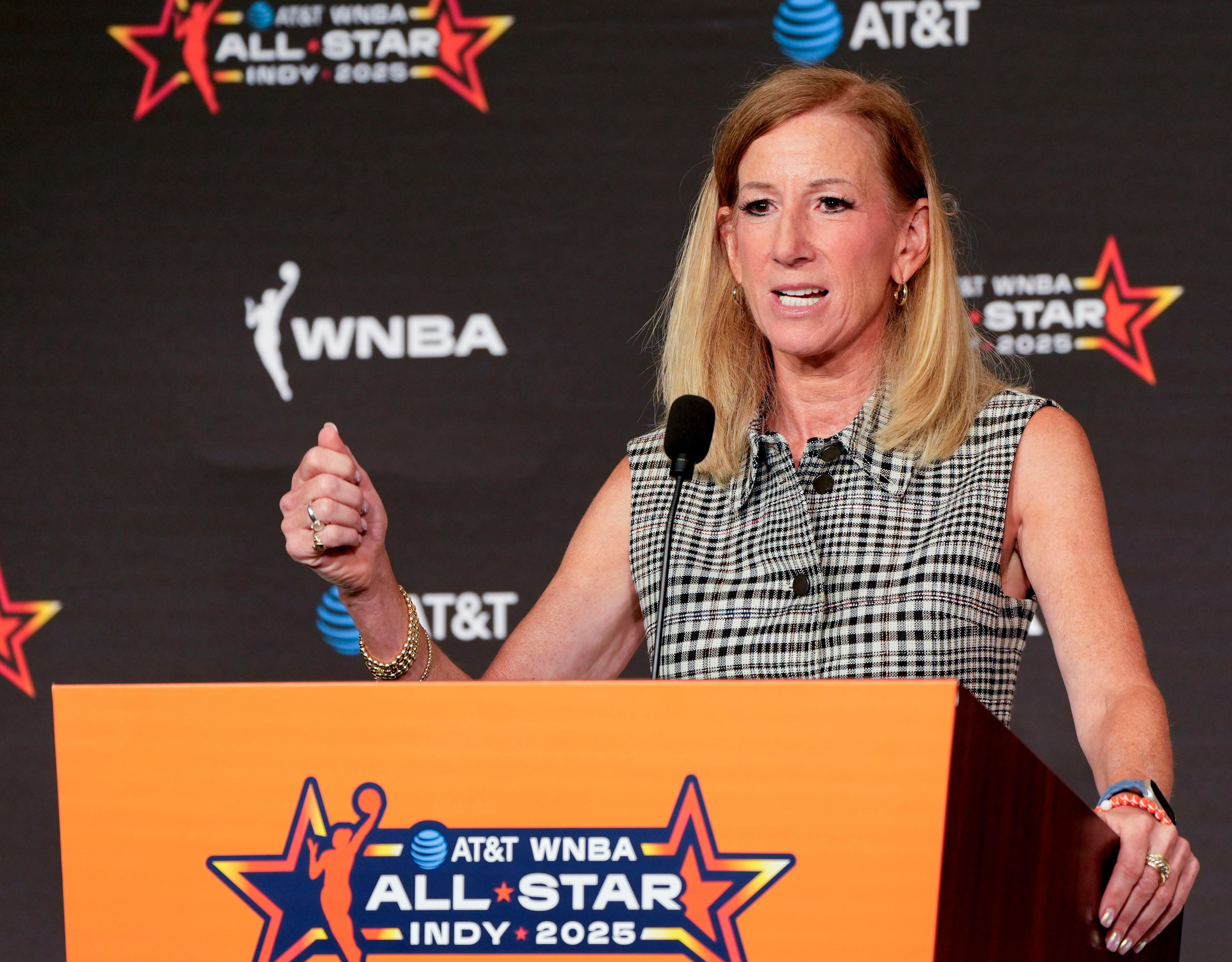 WNBA Commissioner Cathy Engelbert says officiating is something league ...