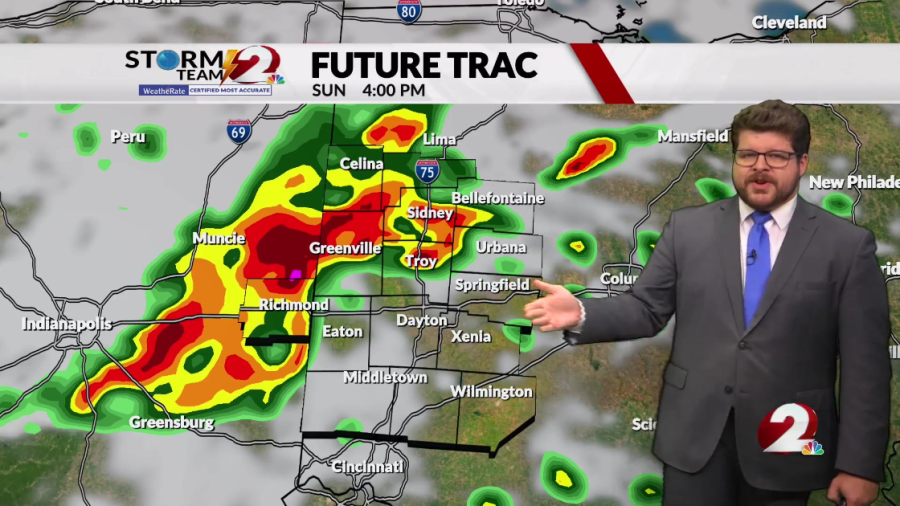 Heavy rain possible Sunday afternoon