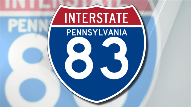 Bridge repairs will close shoulder on Interstate 83 this week