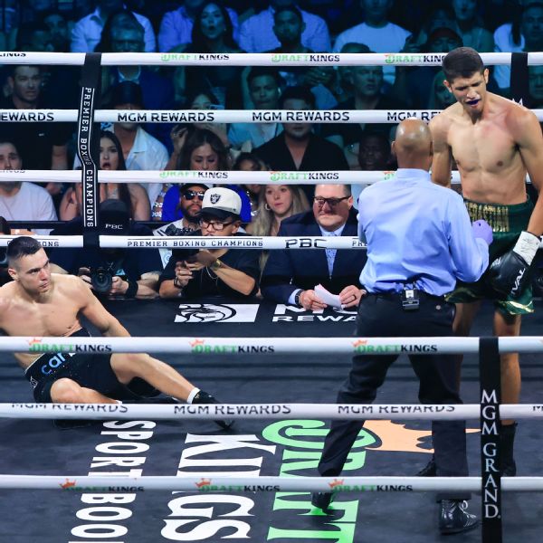 Sebastian Fundora beats Tim Tszyu in super welterweight rematch