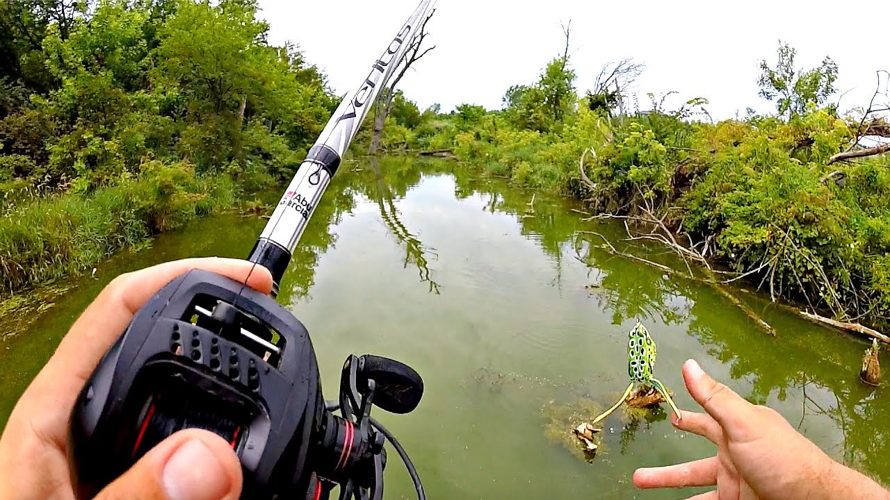 Searching lake for big bass in daytime heat