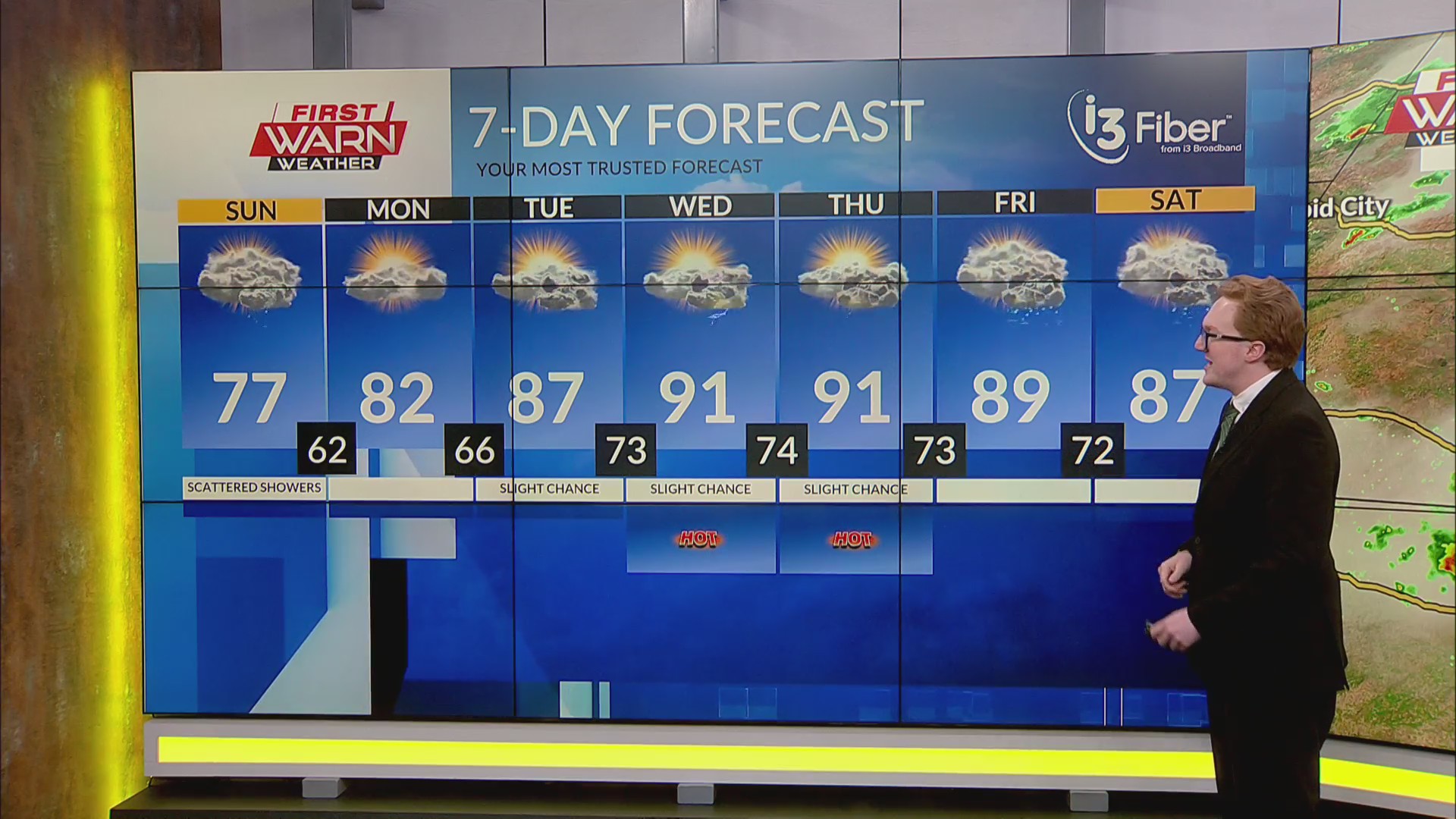 Saturday Night Weather Forecast (7/19/25)