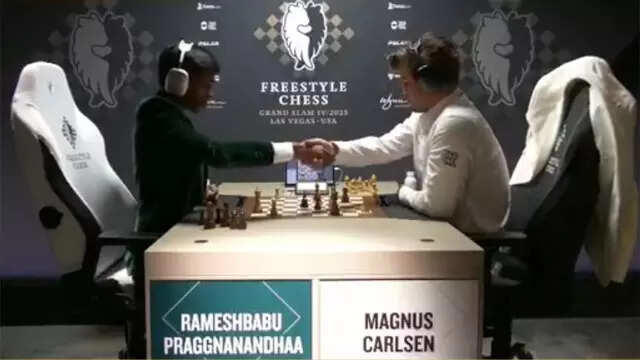 Freestyle Chess Grand Slam: Praggnanandhaa beats Magnus Carlsen again in Las Vegas