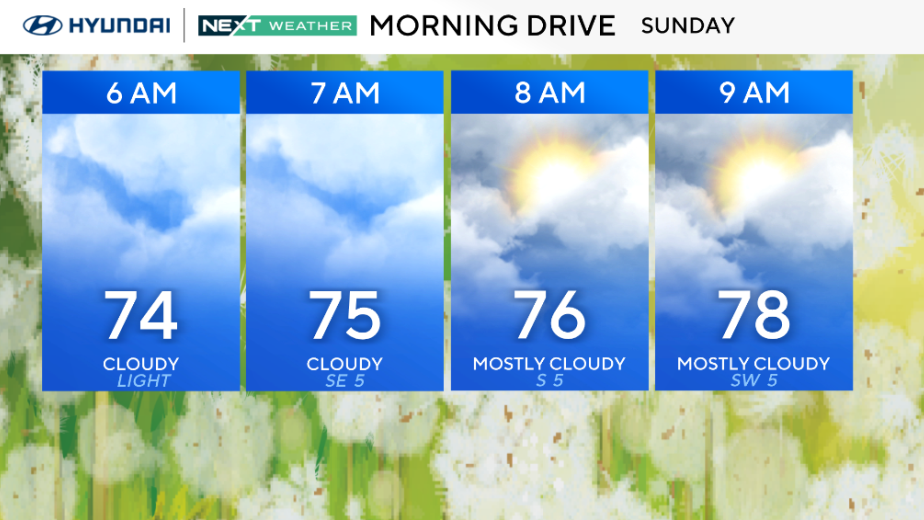 Philadelphia region hits the 90s Sunday with sun and isolated storms ...