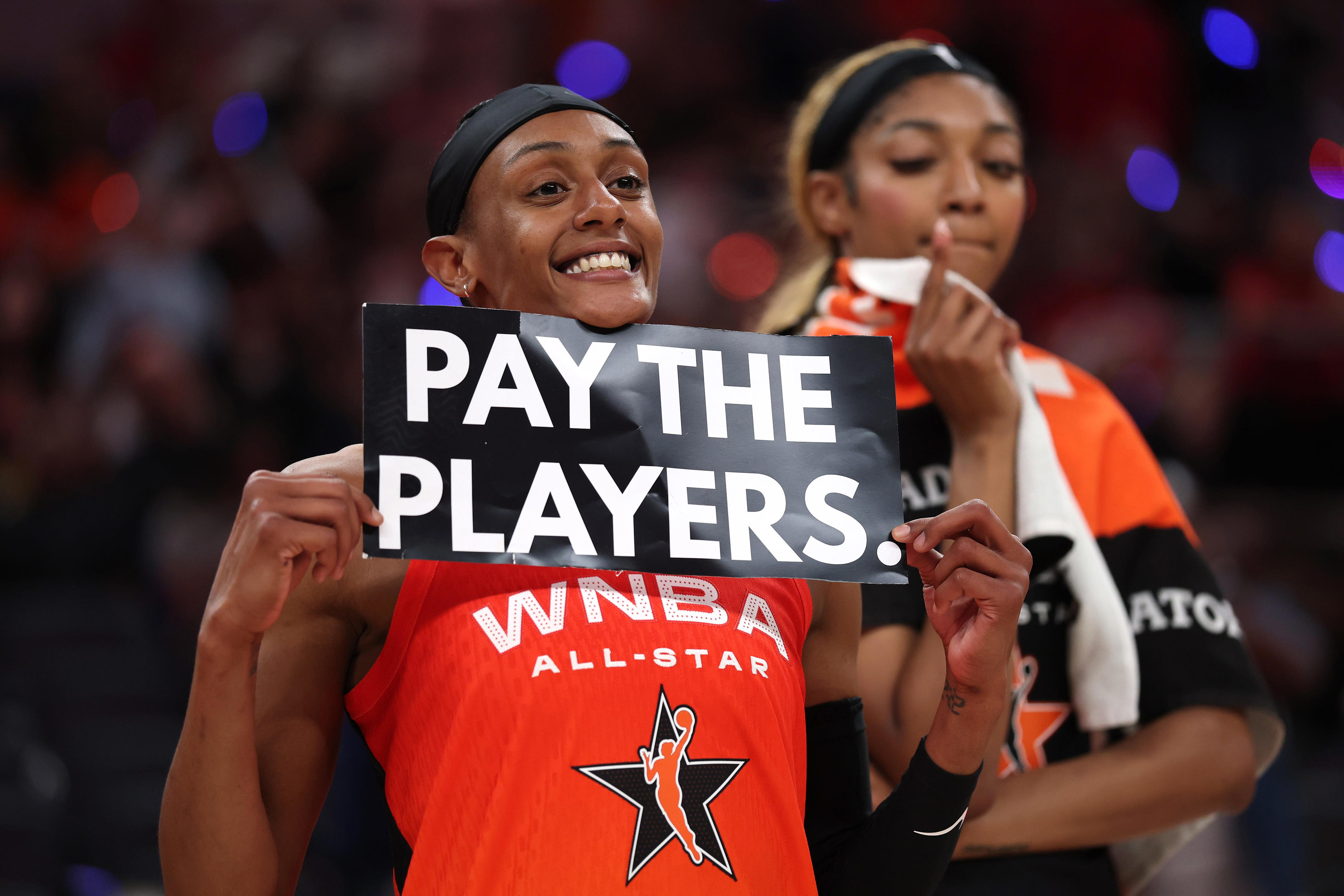 WNBA fans jeer commissioner with 'Pay them!' chants during All-Star ...