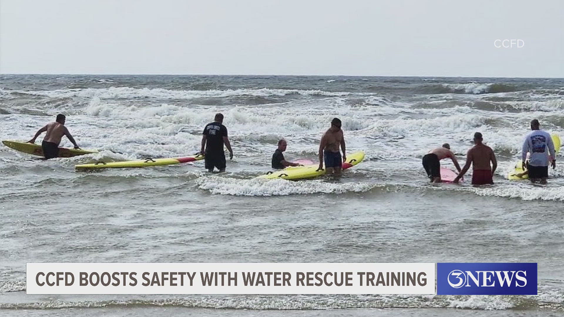 CCFD boosts beach safety with water rescue training