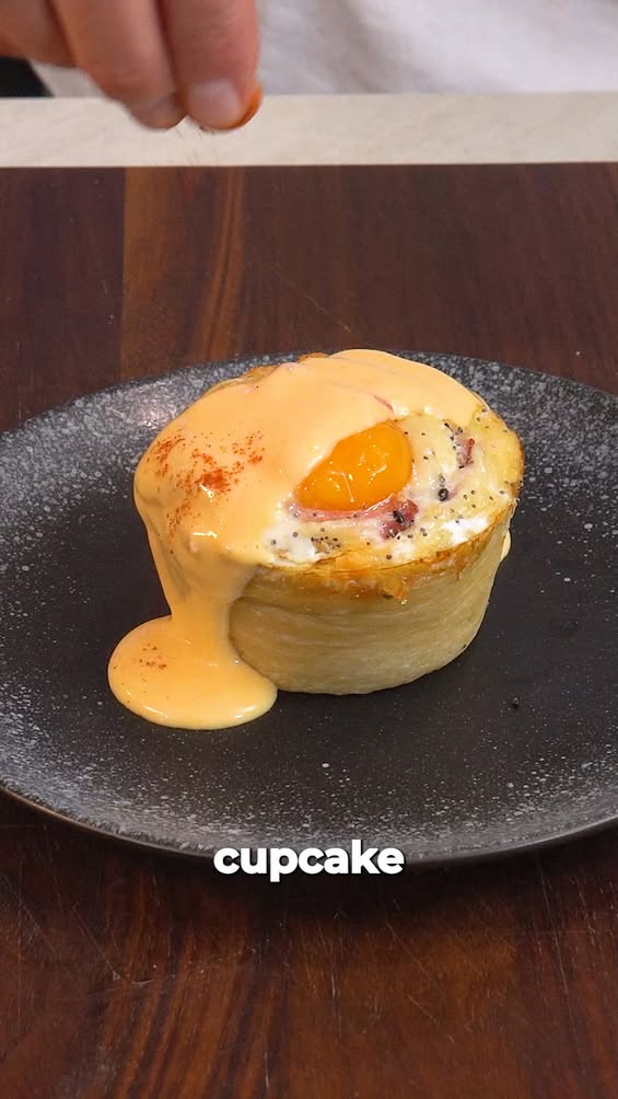 Eggs Benedict Cupcakes