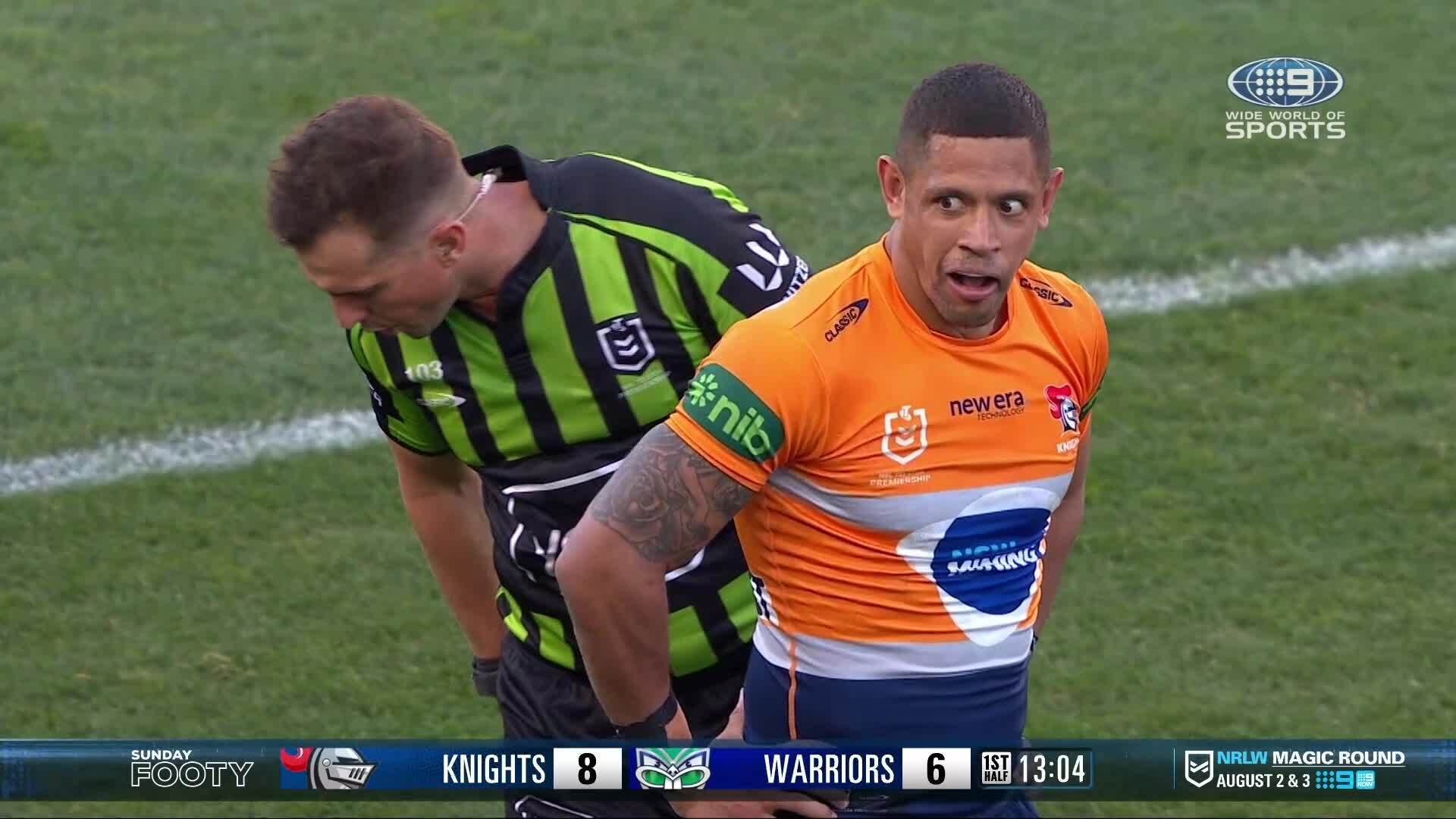Gagai's epic reaction to Bunker howler after Gus blow up