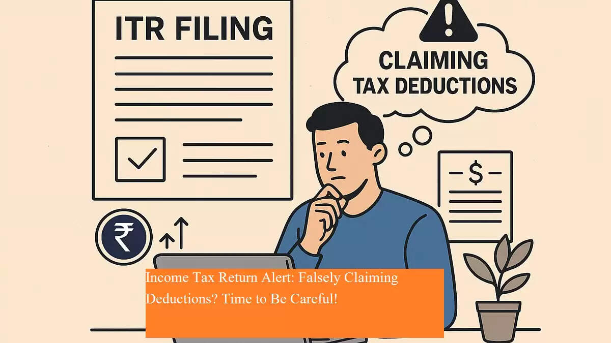 Income Tax Return Alert: Falsely Claiming Deductions? Time to Be Careful!