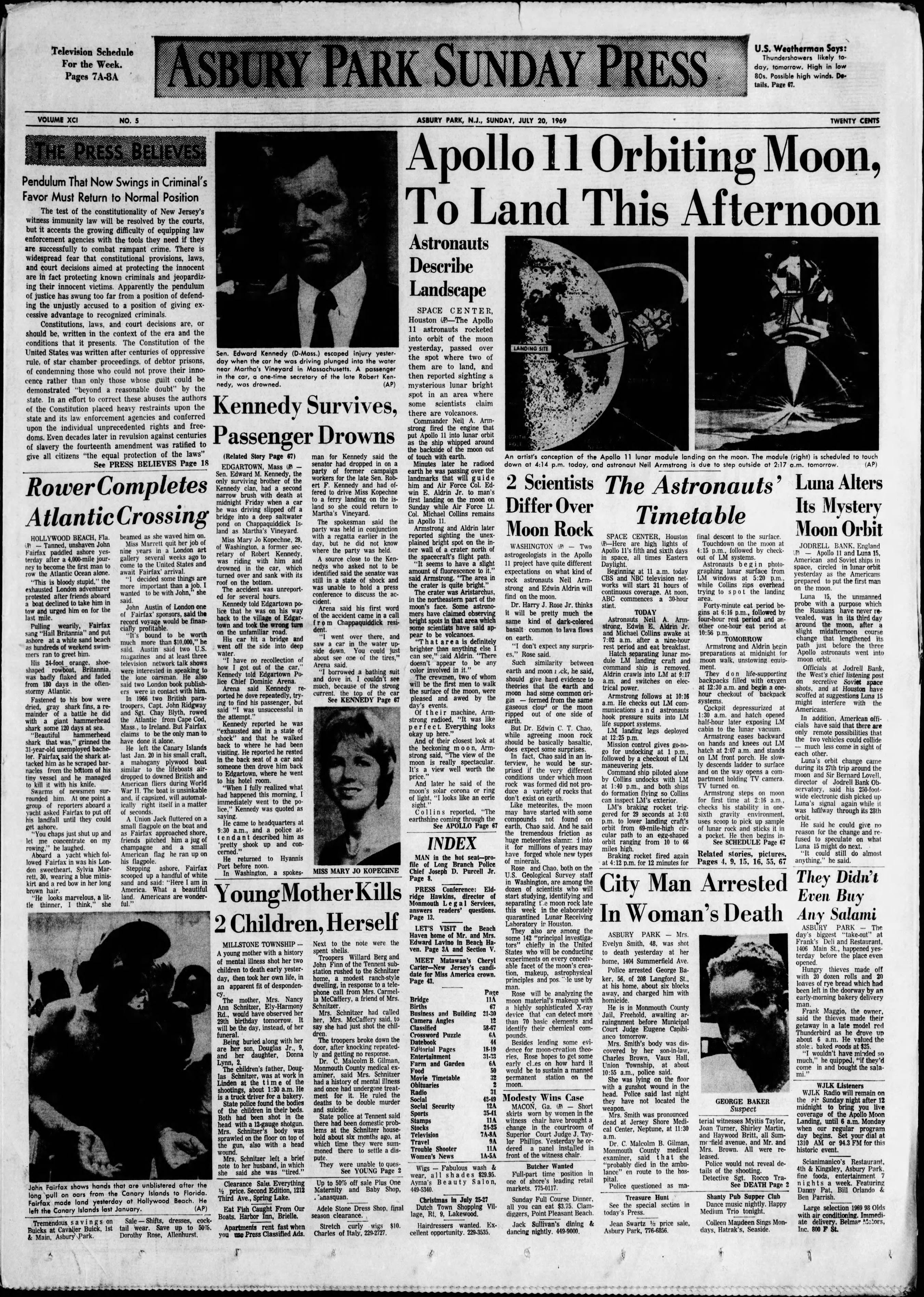 ‘One giant leap for mankind:’ From the Asbury Park Press archives