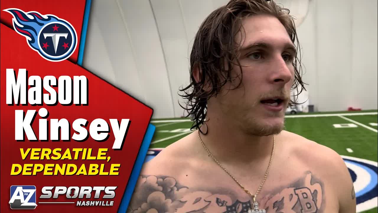 Titans WR Mason Kinsey talks about versatility, dependability, and making the 53-man roster