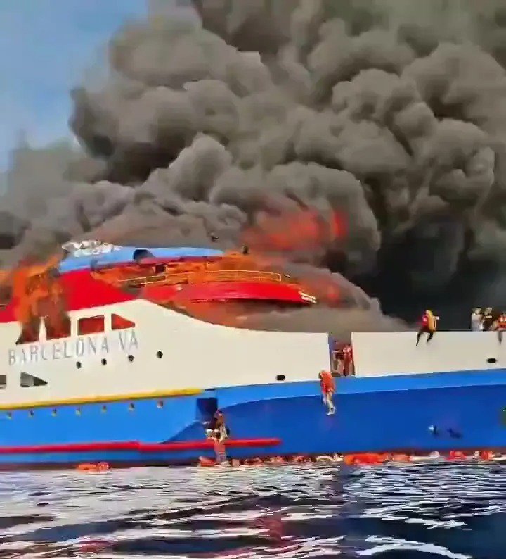 Multiple deaths after ferry inferno