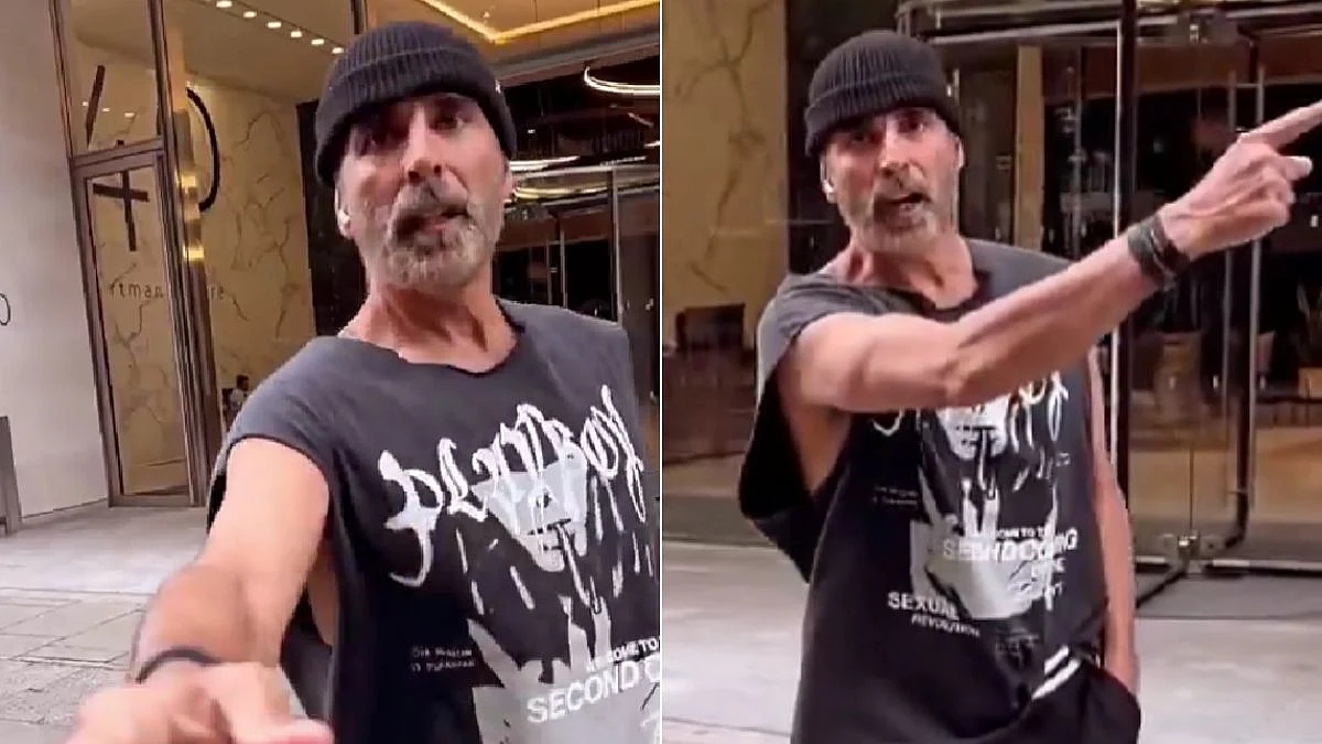 Akshay Kumar Gets ANGRY, Tries To Snatch Man's Phone As He Records Him ...
