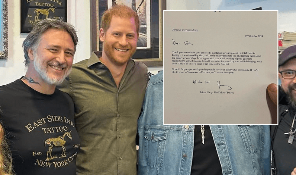Harry thanks ally for ‘handling of press’ as meaningful letter emerges