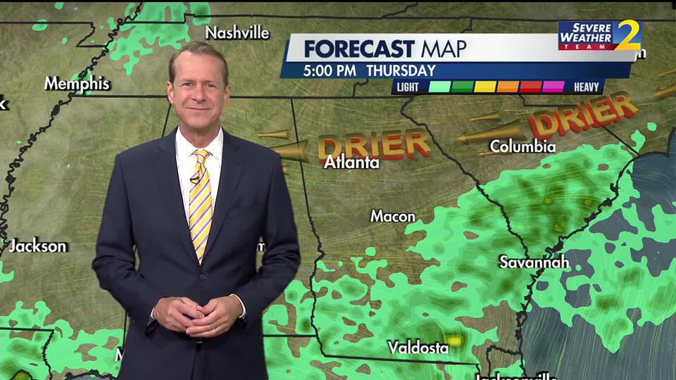 Weather pattern change happening this week