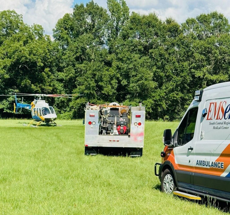 Man hospitalized after being trapped underneath vehicle in Jones County