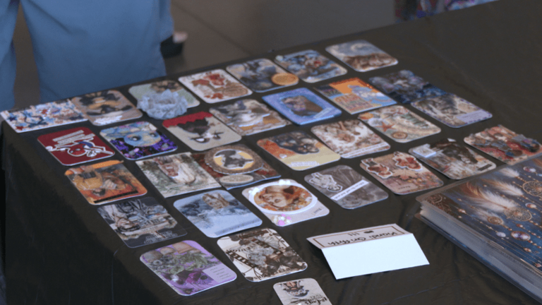 Area artists gather for Artist Trading Card event