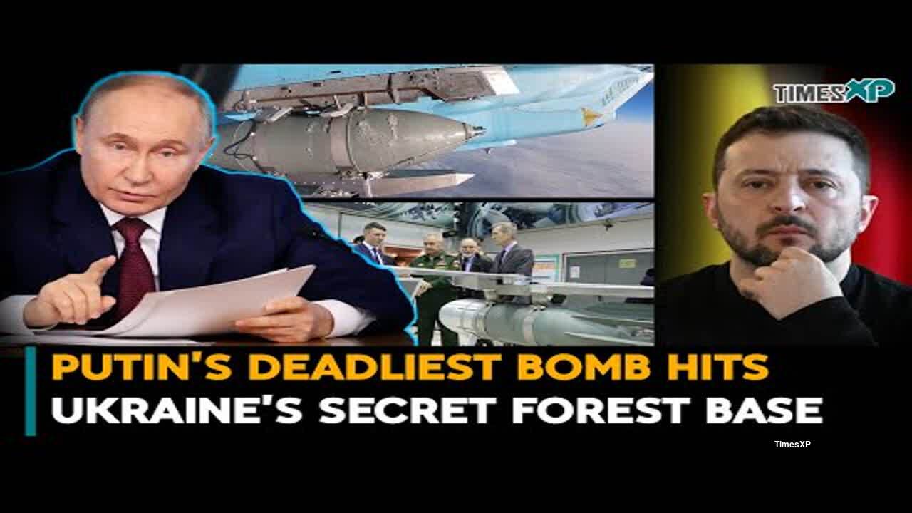 Russian President Putin’s Deadliest Bomb Hits Ukraine’s Secret Forest ...