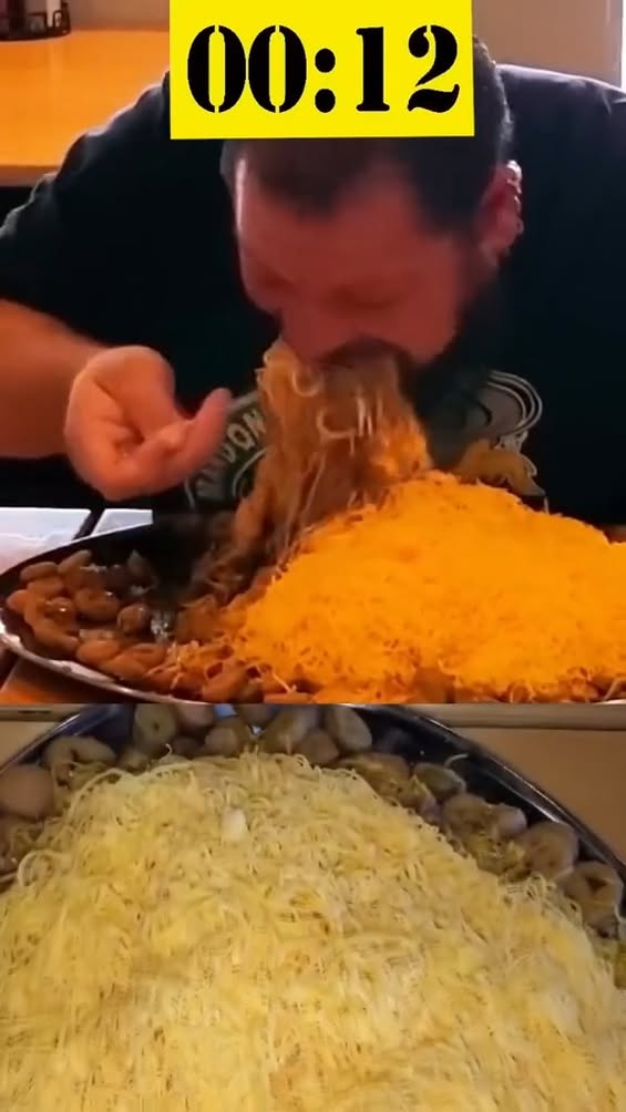 No Freakin' Way Challenge: that's what I call a plate of spaghetti! 🍝