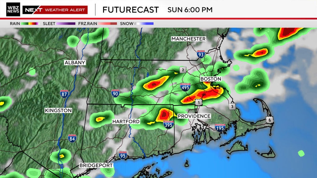 Weather maps show storms could bring small hail to Boston area today ...