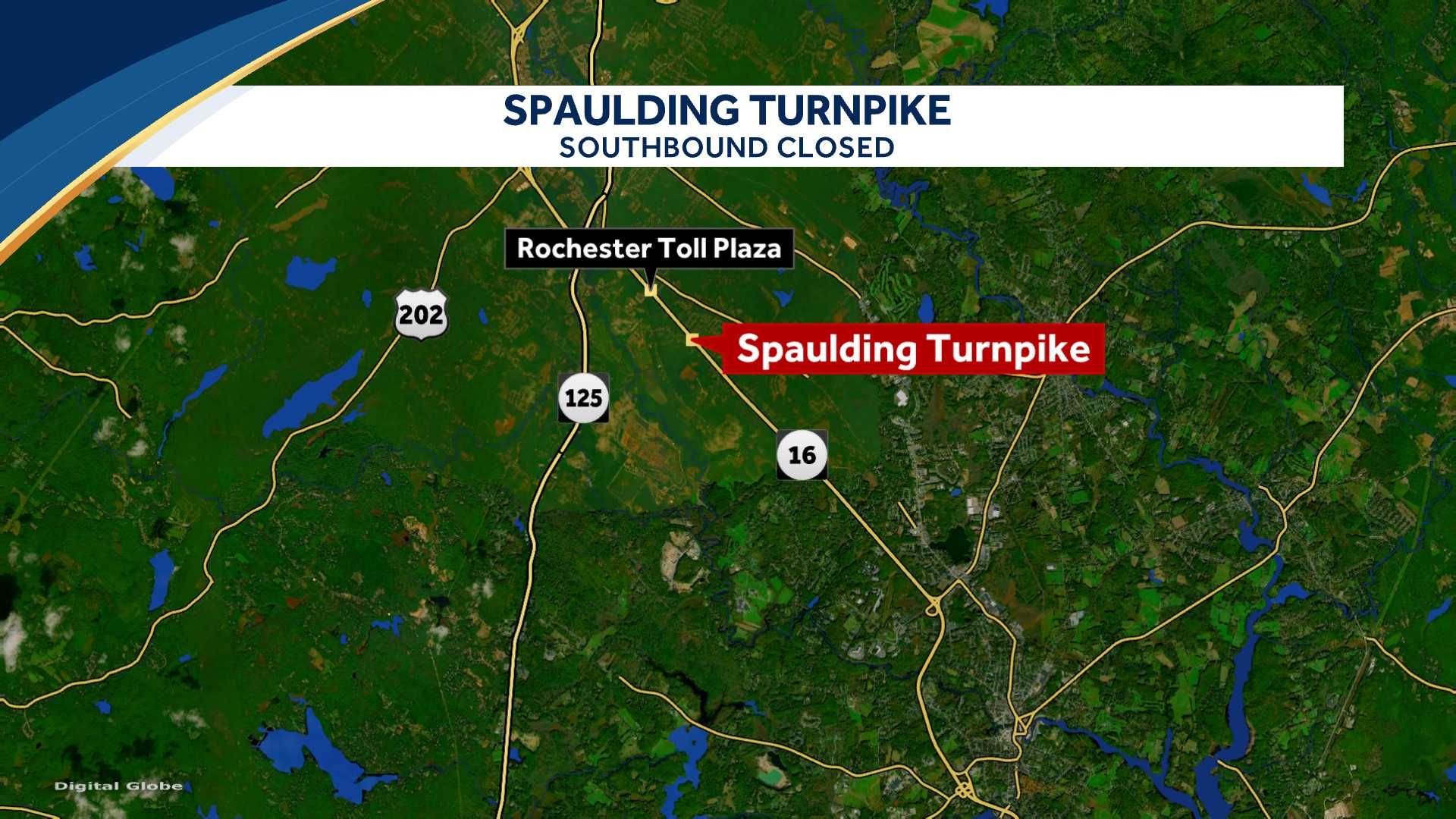 Spaulding Turnpike southbound in Rochester reopened after crash