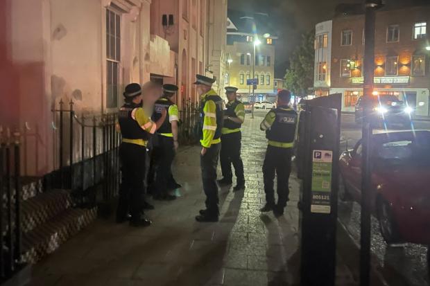 Dramatic pictures shows moment two teenagers arrested by police in ...