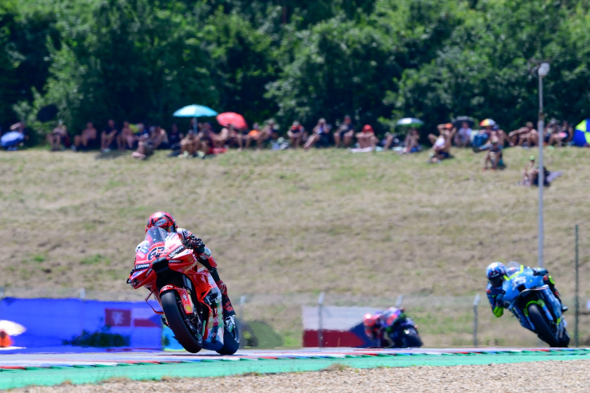 Brake problems again behind lack of pace for Bagnaia at MotoGP Czech GP