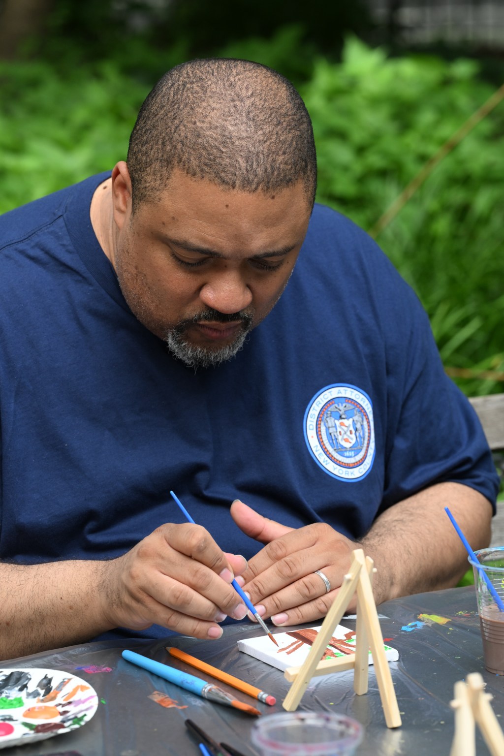 DA Bragg paints trees in NYC’s Washington Square Park to ‘heal’ the ...