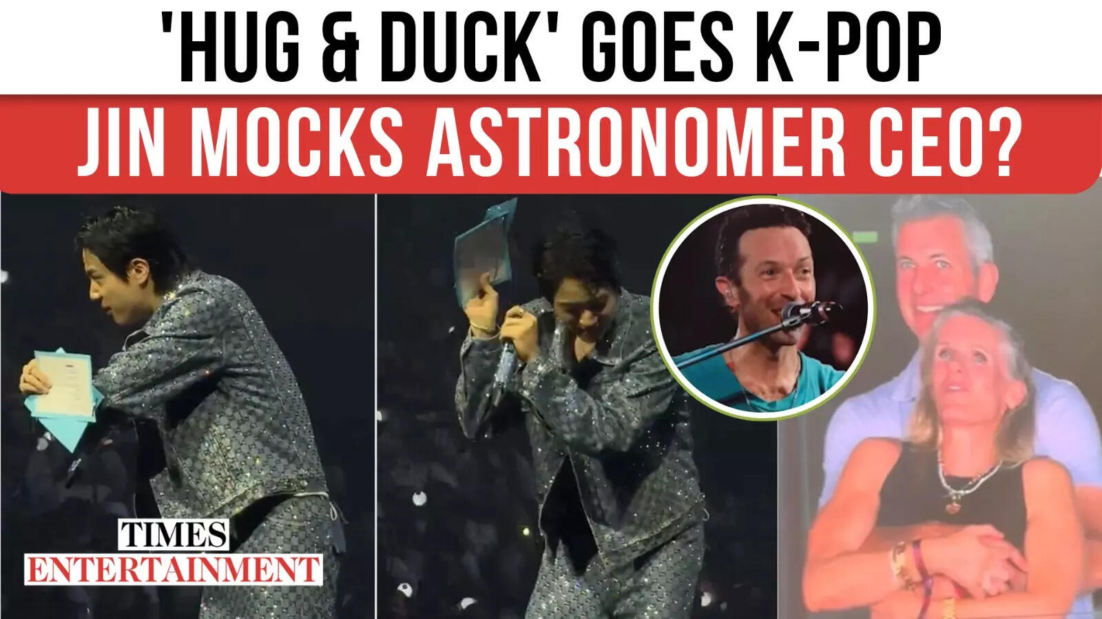 Coldplay Kiss Cam EXPOSES ‘Cheating’ Astronomer Execs | Jin Brings ...