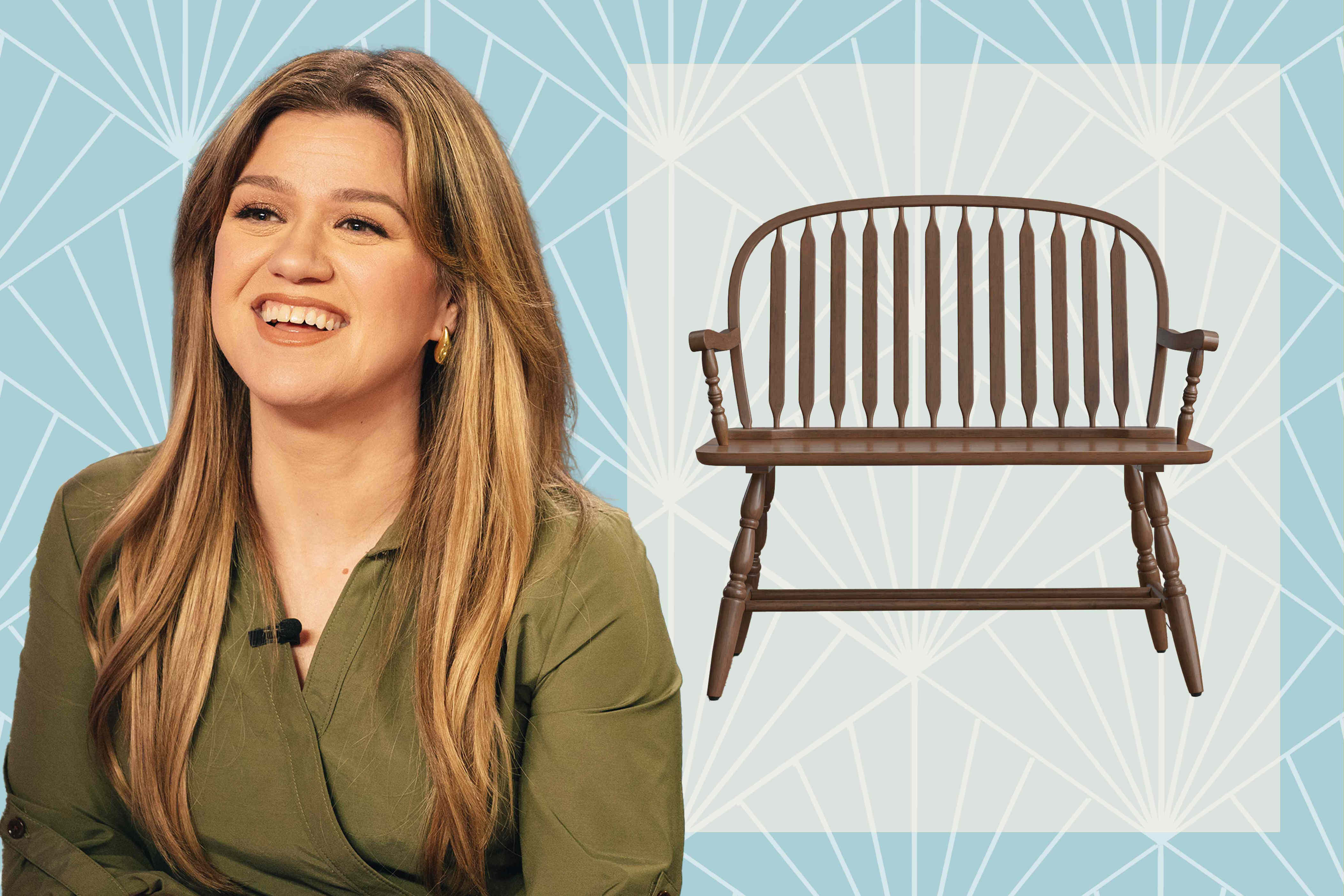 Kelly Clarkson’s Solid Wood Bench Is ‘Perfect’ For ‘Modern Farmhouse ...