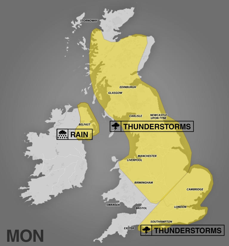 All the places in the UK with flood alerts today