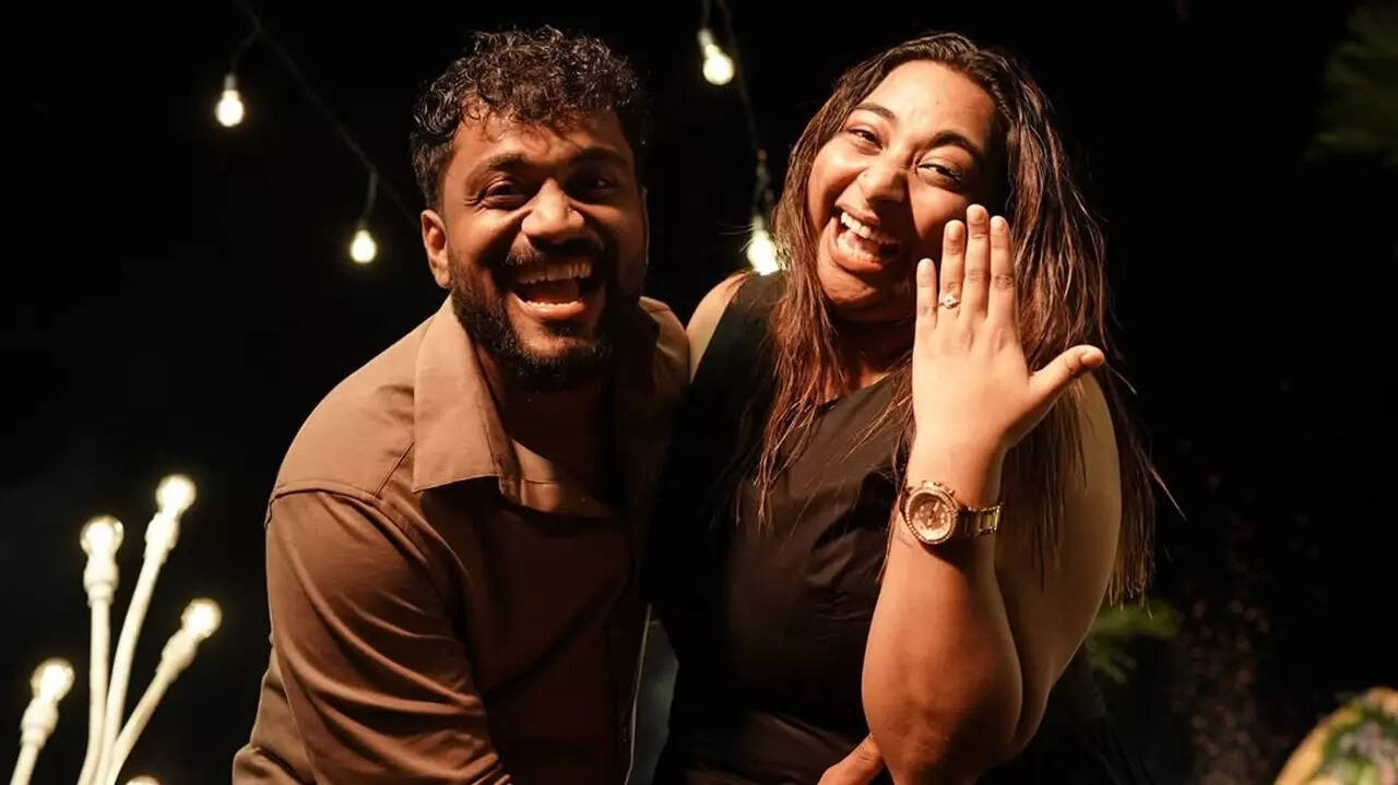 Bigg Boss Malayalam fame Pooja Krishna gets engaged in a dreamy ...