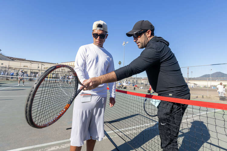 The Bay Area's most in-demand tennis court is inside a prison